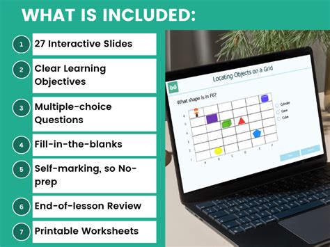 Locating Position On A Grid Year 1 Interactive Digital Maths