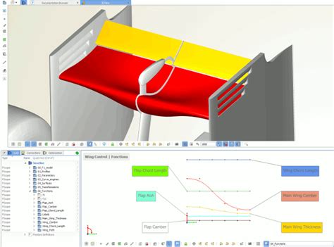 Parametric Design Of A F1 Rear Wing › Caeses