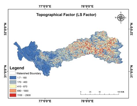 Topographical Factor Ls Factor Map Download Scientific Diagram