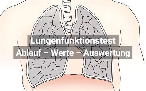 Lungenfunktionstest Ablauf Werte Auswertung Praktischarzt