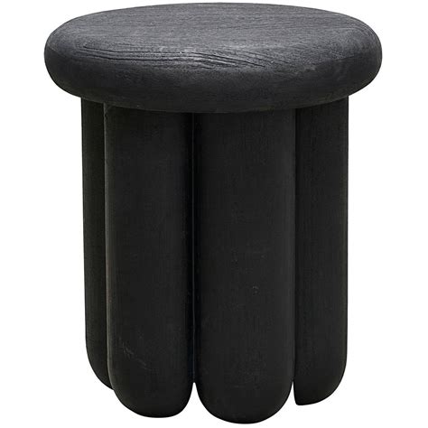 Phant Black Side Table By House Doctor