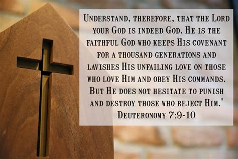 Deuteronomy 7 9 10 His Dearly Loved Daughter Ministries