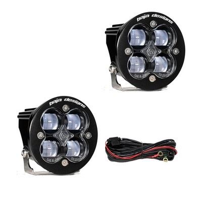 Baja Designs Squadron R Sae Dual Led Auxiliary Light Pod Clear Ebay