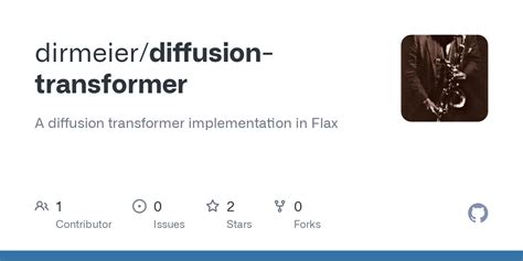 Github Dirmeierdiffusion Transformer A Diffusion Transformer Implementation In Flax