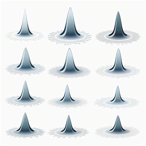 A Series Of Illustrations Of Different Angles Of A Blue And Gray Sphere