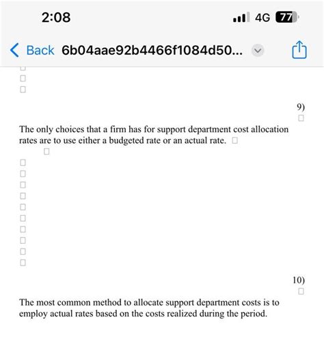 Solved The Dual Cost Allocation Method Classifies Costs Into
