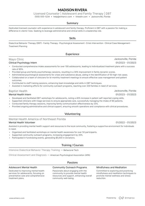 6 Successful Counselor Resume Examples And Writing Tips For 2024