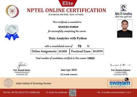 Excited To Share That Ive Successfully Completed The Data Analytics With Python Course By