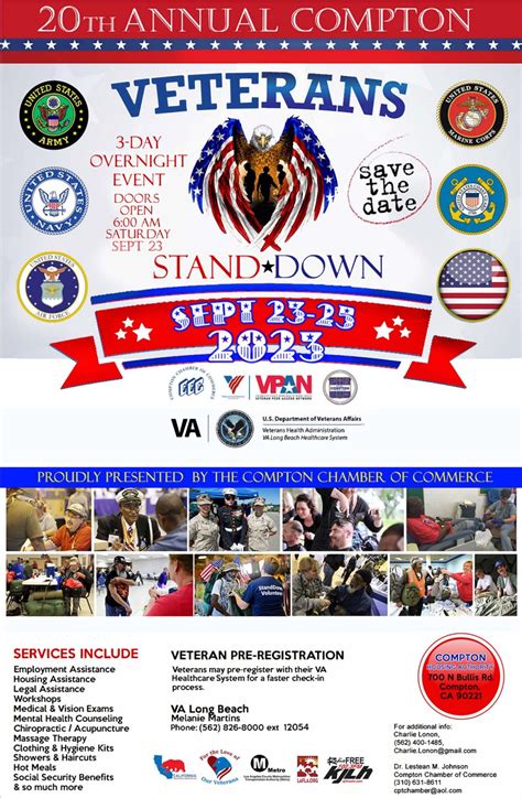 Barbara M On Linkedin 20th Annual Compton Veterans Stand Down September 23rd 25th Services