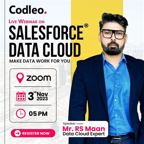 Register For Salesforce Data Cloud Webinar Codleo Consulting Posted