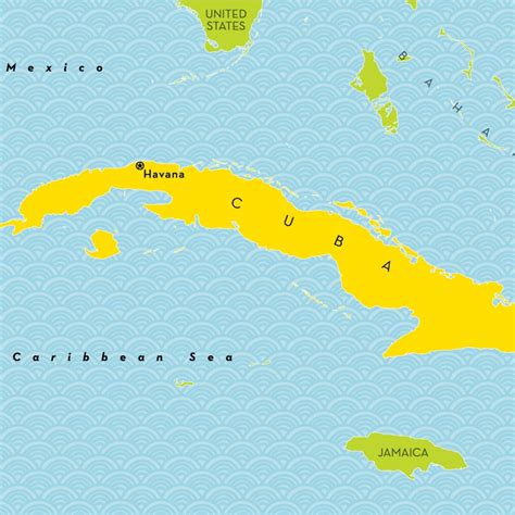 Cuba Beaches Map