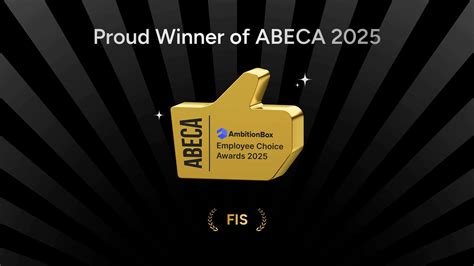 Fis Has Won Abeca 2025 Ambitionbox Employee Choice Awards