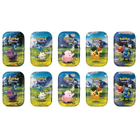 Zestaw 10x PokÉmon Tcg Mega Evolution Ascended Heroes Mini Tin Stan Nowy 85999pln