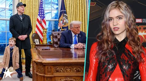 Grimes Speaks Out After Ex Elon Musk Brings Their Son To Oval Office With Donald Trump Access