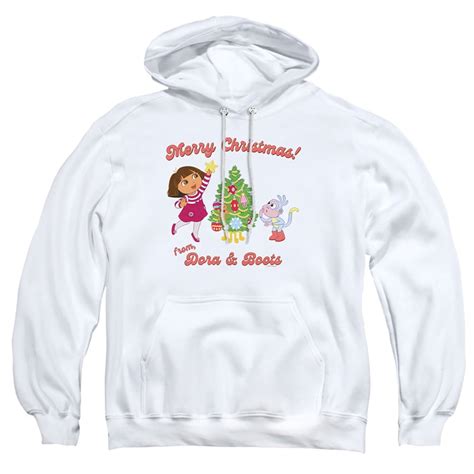 Dora The Explorer Happy Holidays From Dora And Boots Unisex Adult Pull