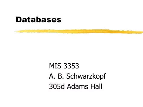 PPT Databases PowerPoint Presentation Free Download ID 1473017
