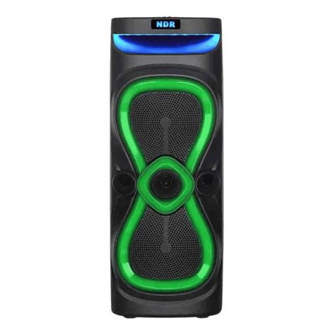 Cassa Stereo Bluetooth Rgb 3000w Portatile Usb Con 2 Microfoni E