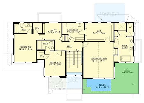 5 Bed Contemporary House Plan With Second Level Loft 4674 Sq Ft