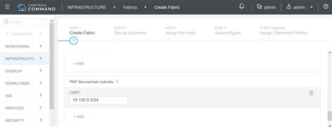 Configure Service Chaining With PNF Contrail Networking Juniper Networks