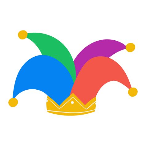 Jester Hat Vector Illustration 35497895 Vector Art At Vecteezy