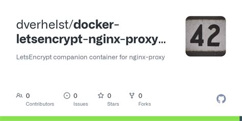 Github Dverhelstdocker Letsencrypt Nginx Proxy Companion