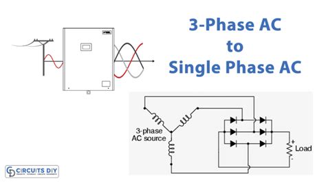 How To Convert 3 Phase Ac To Single Phase Ac