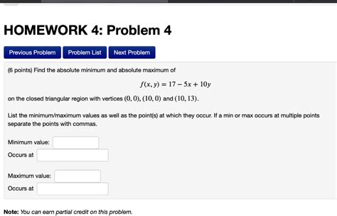 Solved Points Find The Absolute Minimum And Absolute Chegg