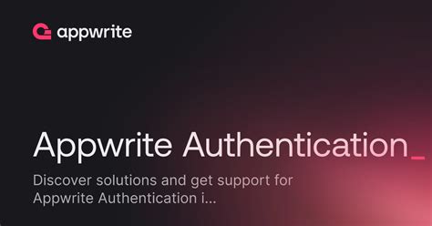 appwrite authentication threads appwrite