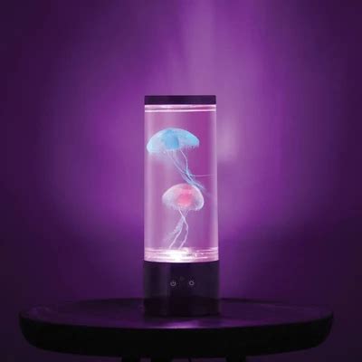 Brookstone Ambient Flame Ultrasonic Diffuser With Warm Led Light Novelty Table Lamp Target