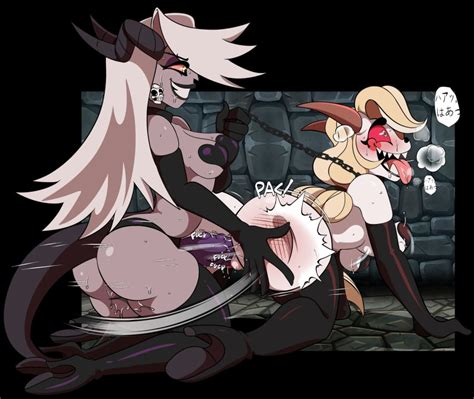 Rule 34 2demons 2girls Bondage Canon Couple Charlie Morningstar