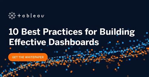 Tableau On Linkedin 10 Best Practices For Building Effective Dashboards