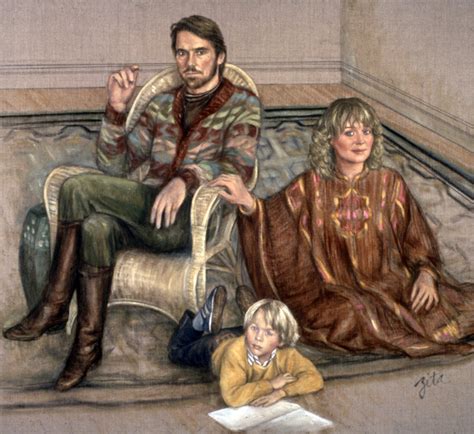 Jeremy Irons Portrait By Zita Davisson
