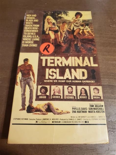 Terminal Island Vhs Tom Selleck Phyllis Davis Prison Action Drama Eur