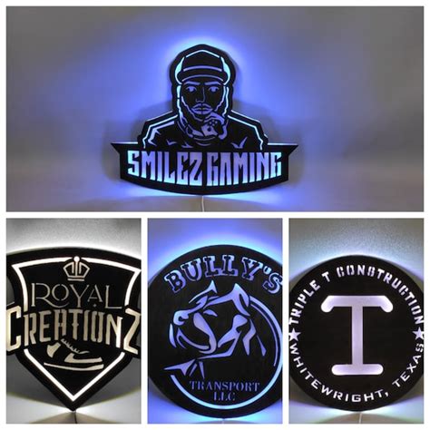 Custom Led Sign For Wall Custom Lighted Sign Led Sign Wall Etsy