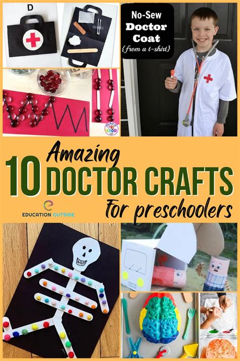 10 Amazing Doctor Crafts For Preschoolers Education Outside In 2023
