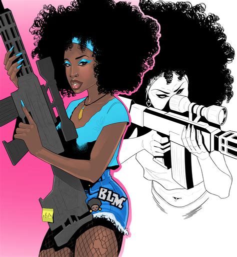 Baddie With A Gun By Mikeanim On Deviantart