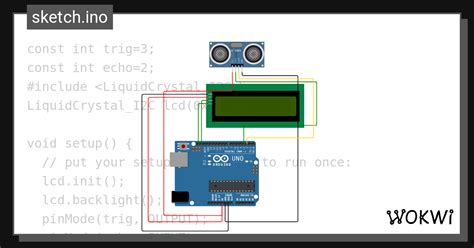 Sonar Wokwi Esp32 Stm32 Arduino Simulator