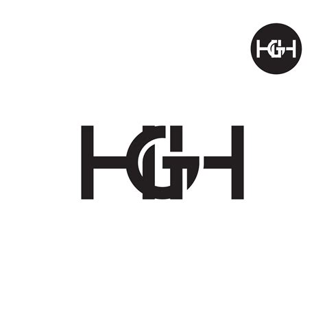 Letter Hgh Monogram Logo Design 36127264 Vector Art At Vecteezy