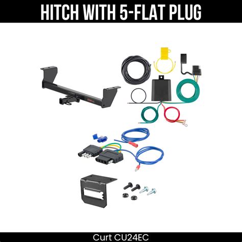 Curt Trailer Tow Hitch 5 Way Wiring For 14 16 Scion Tc 11375 1 14
