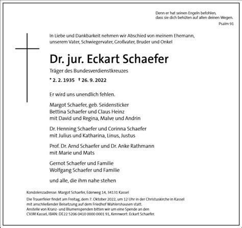 Dr Jur Eckart Schaefer Kracheletz