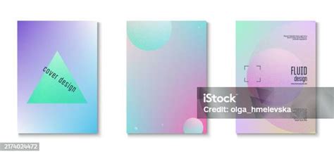 3d 포스터 기하학적 인 현대 컬렉션 크리에이티브 배너 보라색 곡물 추상 세트입니다 홀로그램 디자인 텍스처 삼각형 모양 생생한