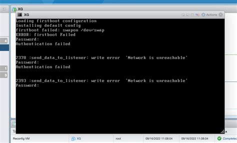 Firstboot Failed Xg Discussions Sophos Firewall Sophos Community Connect Learn And