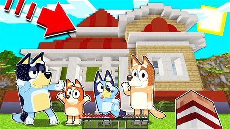 Descubro La Nueva Casa Secreta De Bluey En Minecraft Youtube