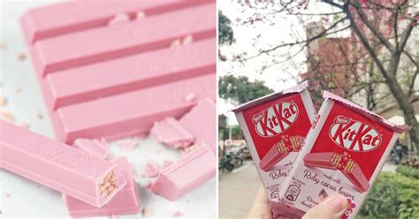 Naturally Pink And Fruity Kit Kat Ruby Available In Spore From S250