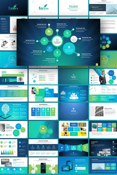 비즈폼 Ppt 컬러형 브랜딩 Ppt 패키지초록 사업제안서 업무보고서 결산보고서 제품제안서 영업보고서 공연기획서 광고기획서 파워포인트 Ppt패키지 컬러형 Artofit