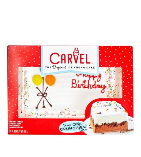 Carvel® Party Size Ice Cream Cake Hb Balloons Richs Usa