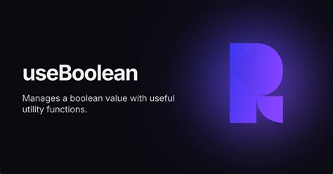 Useboolean React Hook Raddix