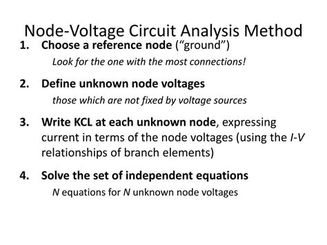 Ppt Circuit Analysis Techniques 1 Circuit Reduction 2 Node Voltage