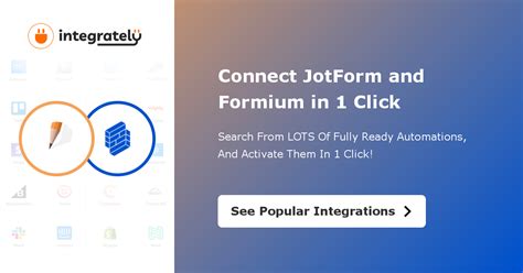 How To Integrate Jotform And Formium 1 Click ️ Integration
