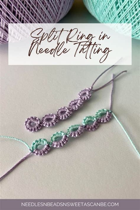 Needle Tatting Tutorial Needle Tatting Patterns Needle Tatting